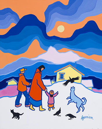 Ted Harrison - Buy or Sell artwork by Ted Harrison